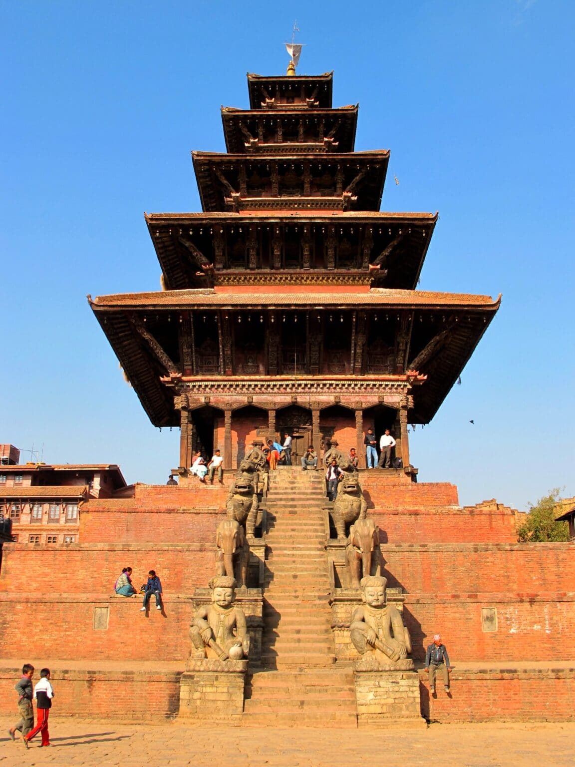 Nyatapola Temple - pagoda style temple - Wonders of Nepal
