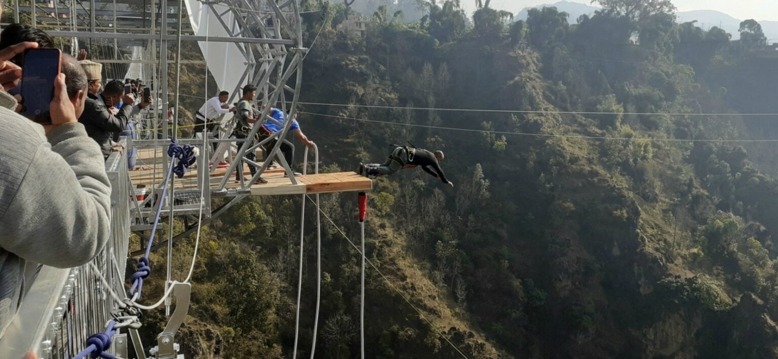 Bungee Jump in Kushma, Parbat - World's second Highest Bungee Jump