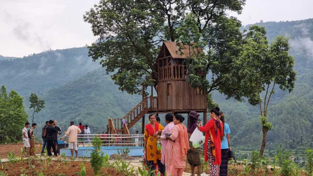 Attraction of Tree House in Myagde - Wonders of Nepal